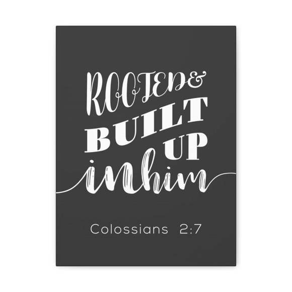 Express Your Love Gifts | Art | Scripture Sign Rooted And Built Up In ...